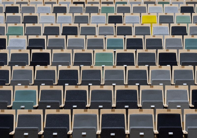 Kvadrat in use at Frits Philips Concert Hall