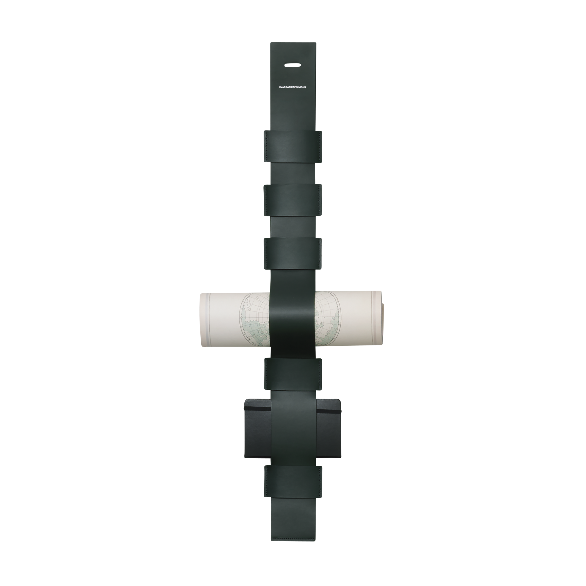 Leather magazine strap